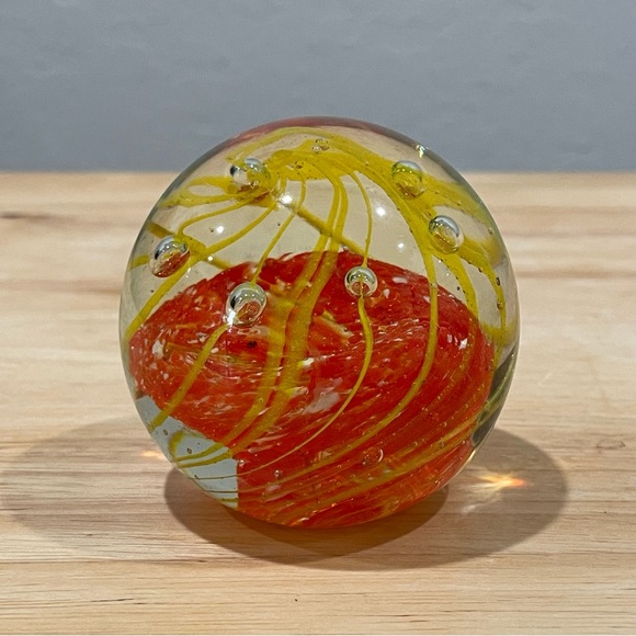 Office | Vintage Glass Sphere Paperweight | Poshmark